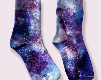 Galaxy Socks - Etsy
