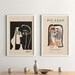 Pablo Picasso Set of 2 Abstract Figure Printable Wall Art, Poster ...