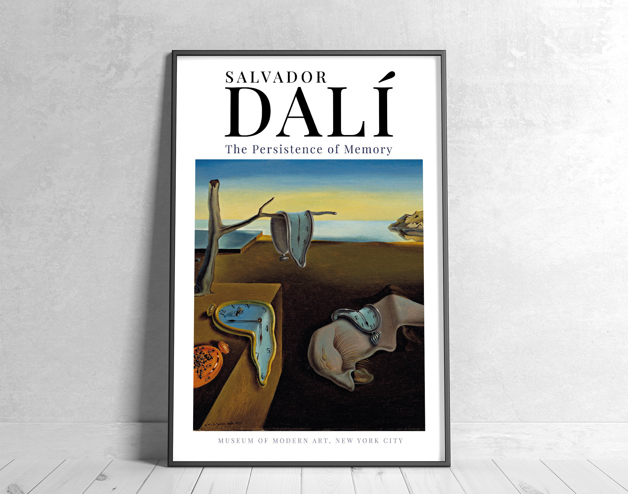 Salvador Dali The Persistence Of Memory