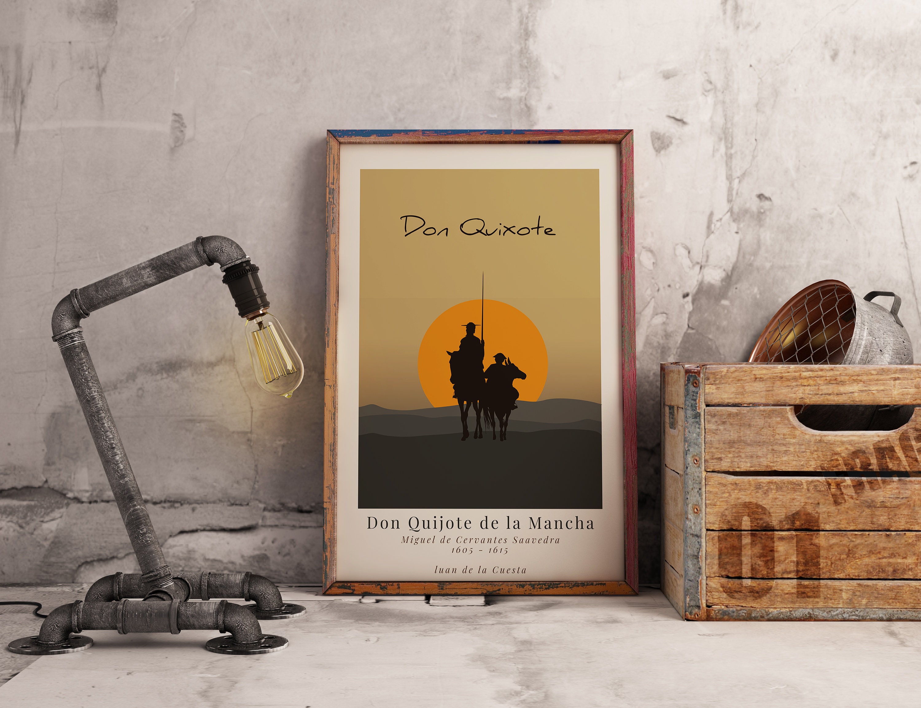 Don Quijote Don Quijote De La Mancha Printable Poster - Etsy Ireland