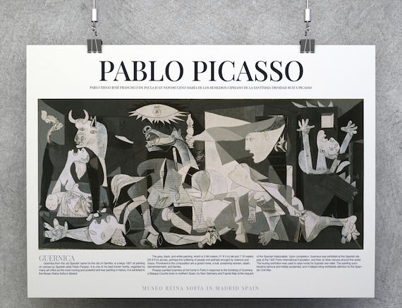 Pablo Picasso Guernica Printable Reproduction Poster Museo - Etsy Canada
