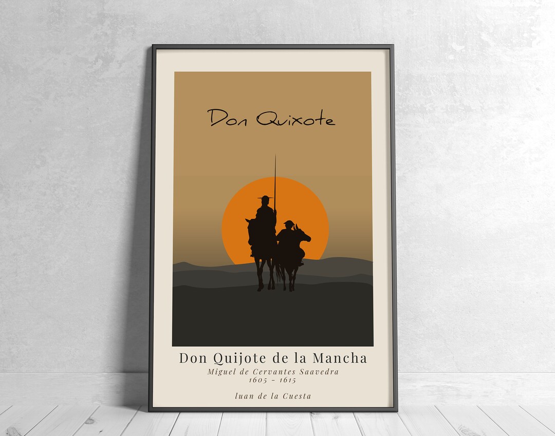 Don Quijote Don Quijote De La Mancha Printable Poster - Etsy Ireland