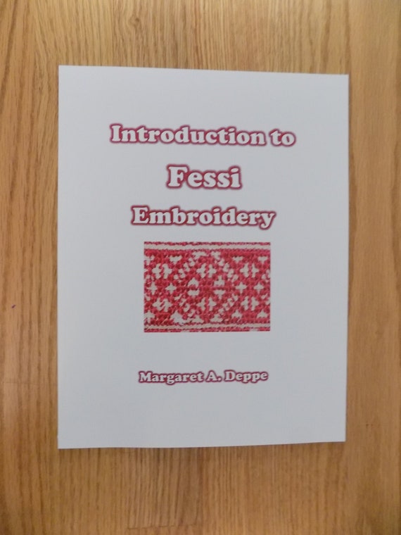 Introduction to Fessi Embroidery book | Etsy