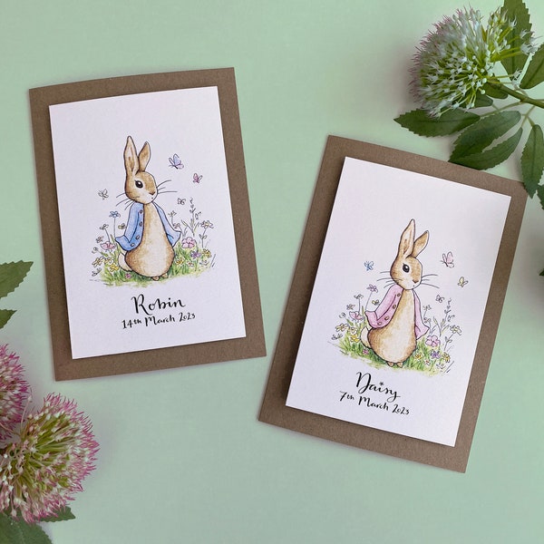 Peter Rabbit Card - Etsy UK