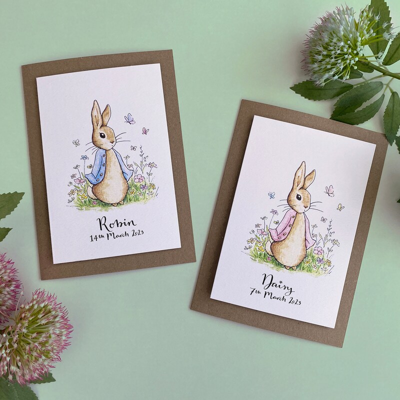 Peter Rabbit Card - Etsy UK