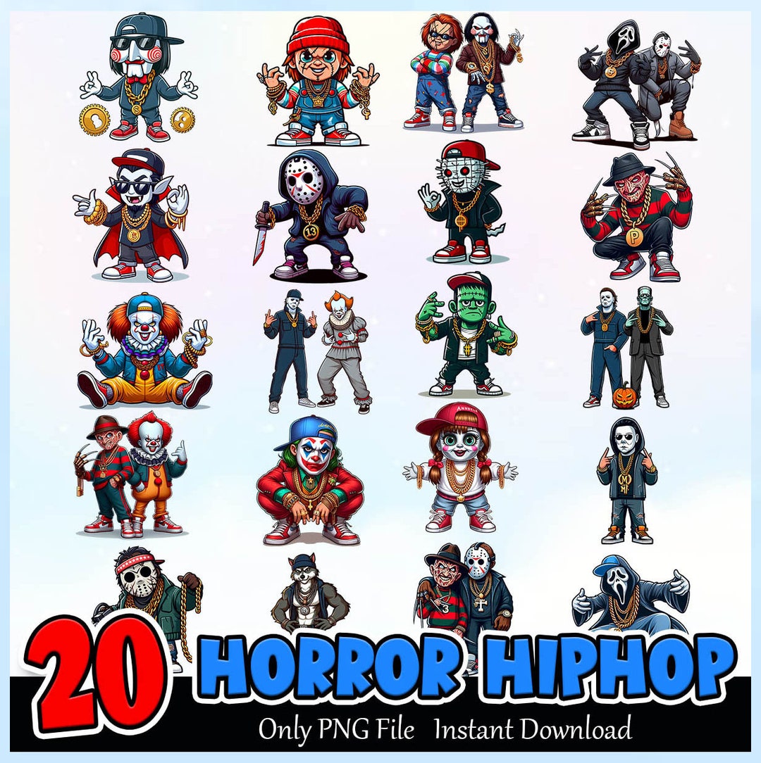 Gangster Ghostface PNG, Urban Trap Designs, Horror Hiphop Tshirt ...