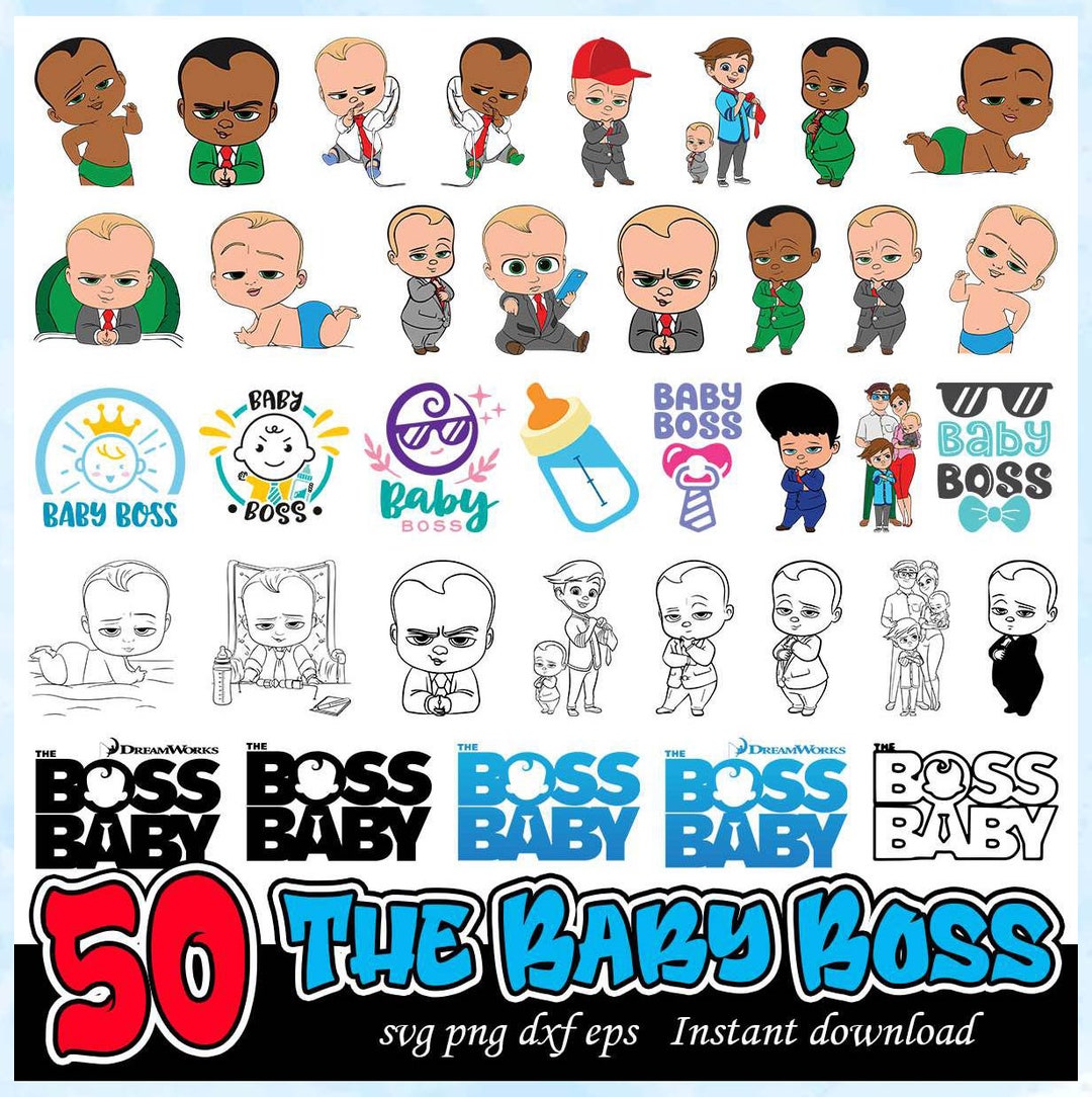 Boss Baby Boy Svg Files for Cricut, African American Boss Baby Boy ...