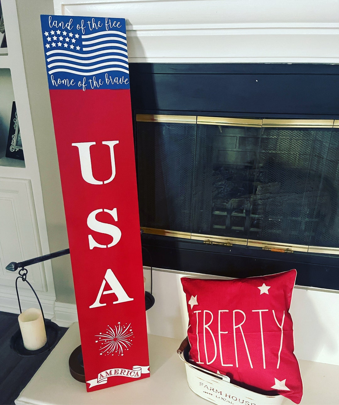 USA Porch Sign - Etsy