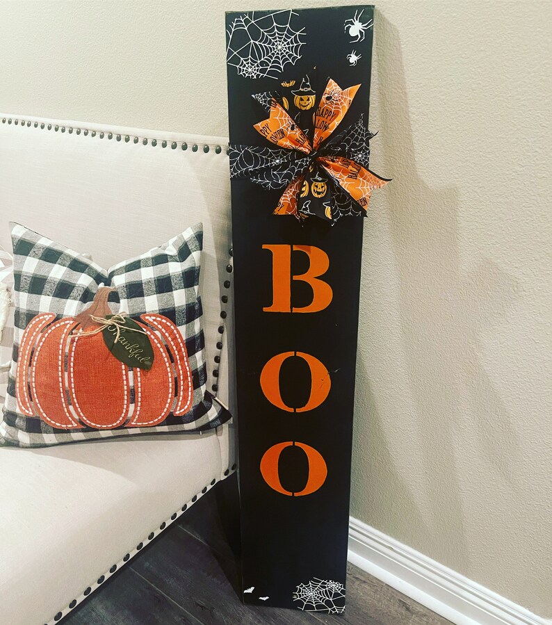 BOO Porch Sign - Etsy