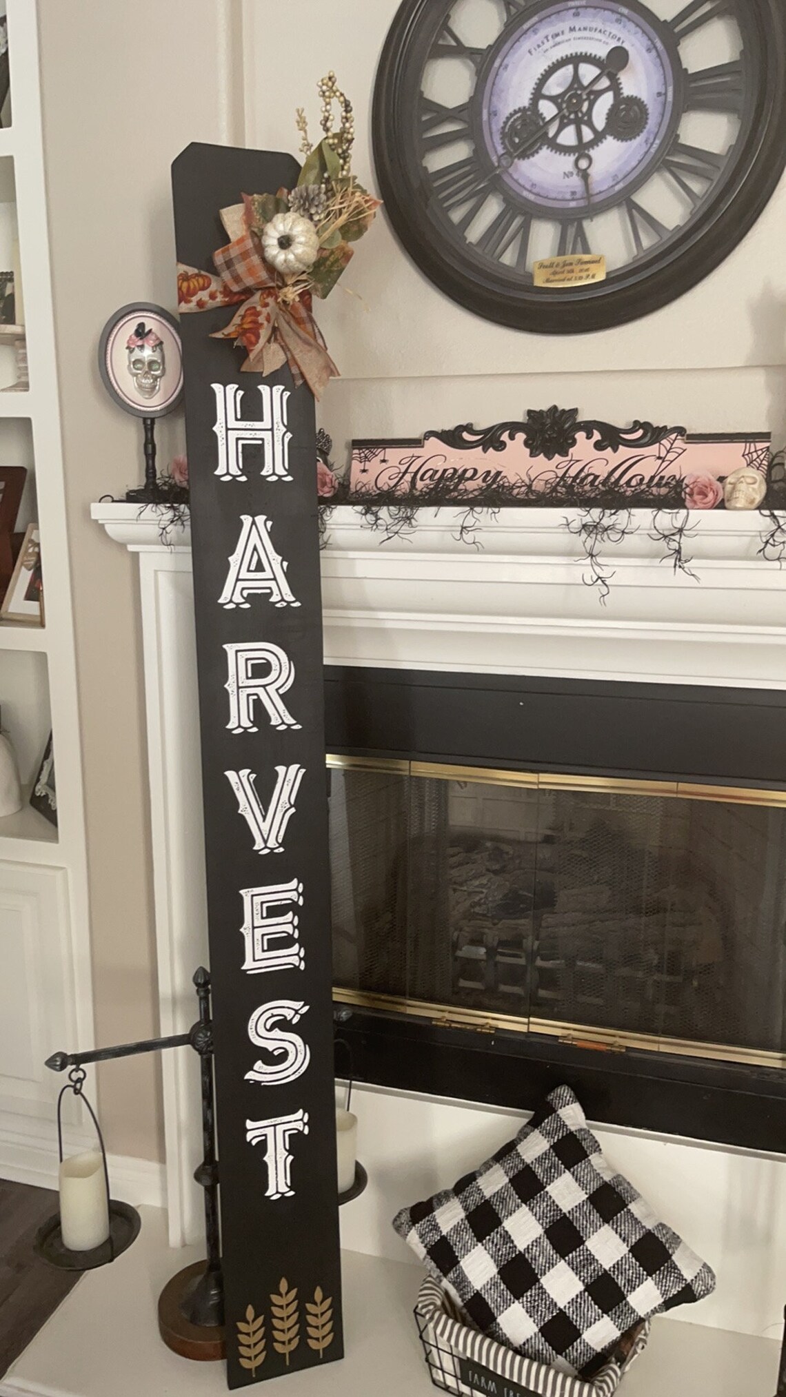 Harvest Porch Sign - Etsy