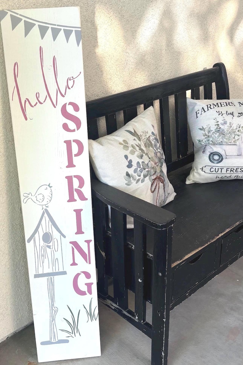 Spring Time Porch Sign - Etsy