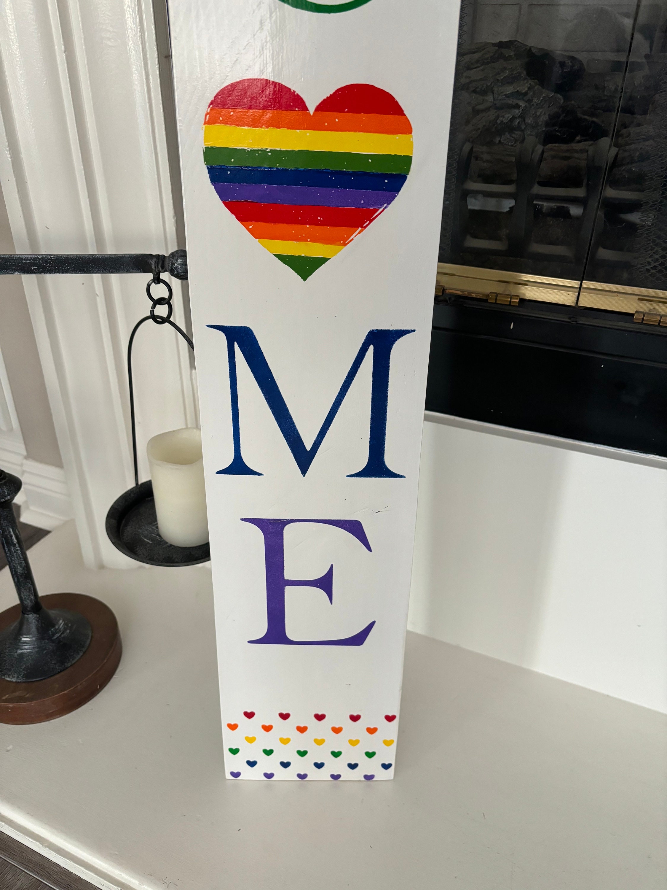 Pride Porch Sign - Etsy