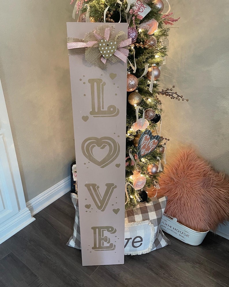 Valentines Day Porch Sign - Etsy