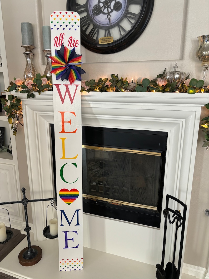 Pride Porch Sign - Etsy