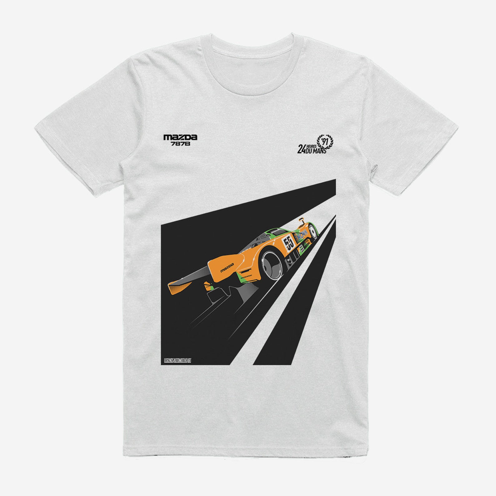 Mazda 787B T-shirt | Gift for Petrolhead | Le Mans | Race Car T-shirt ...