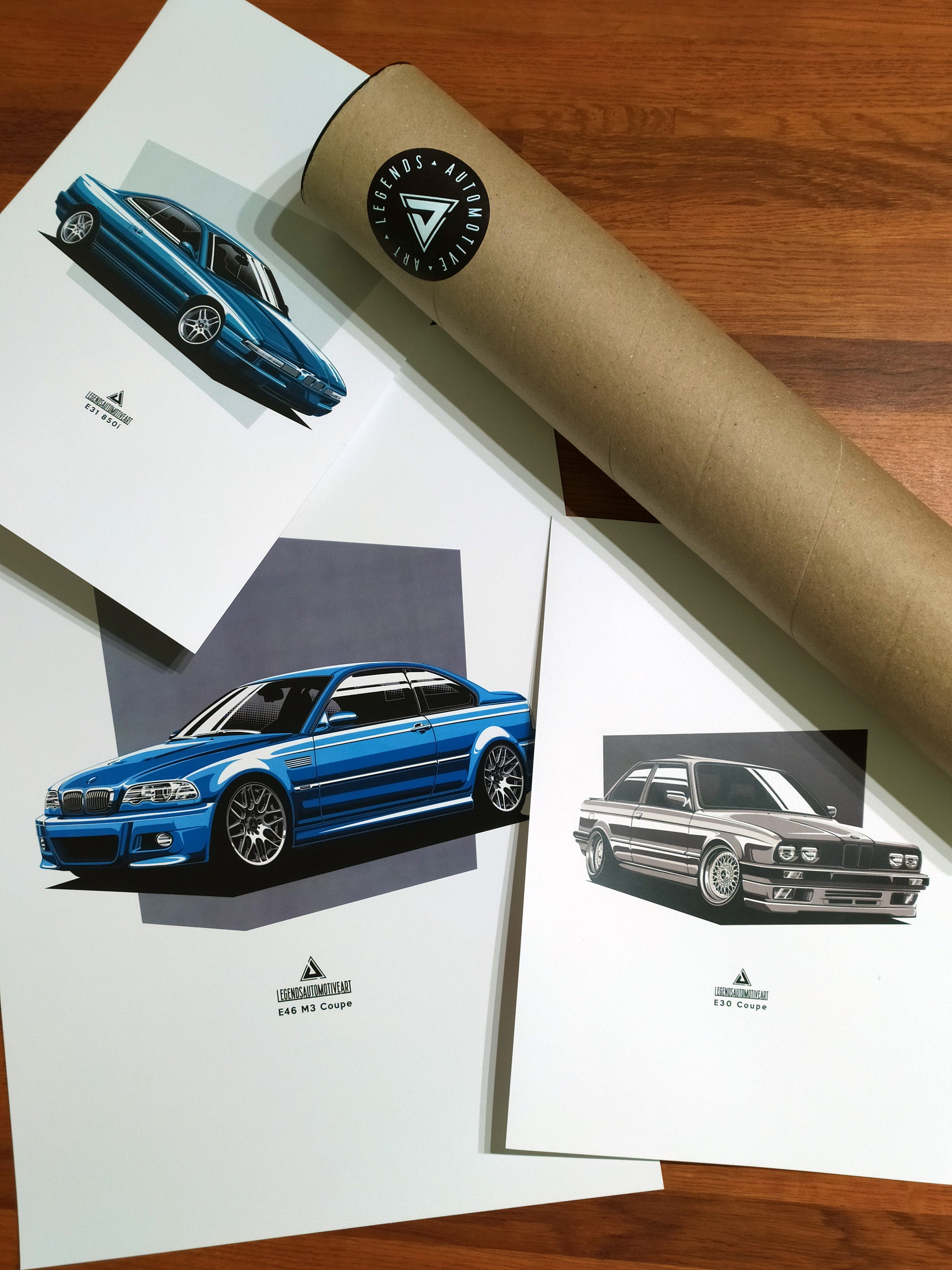 E30 Print BMW E30 Poster Poster BMW Gift for Petrolhead - Etsy