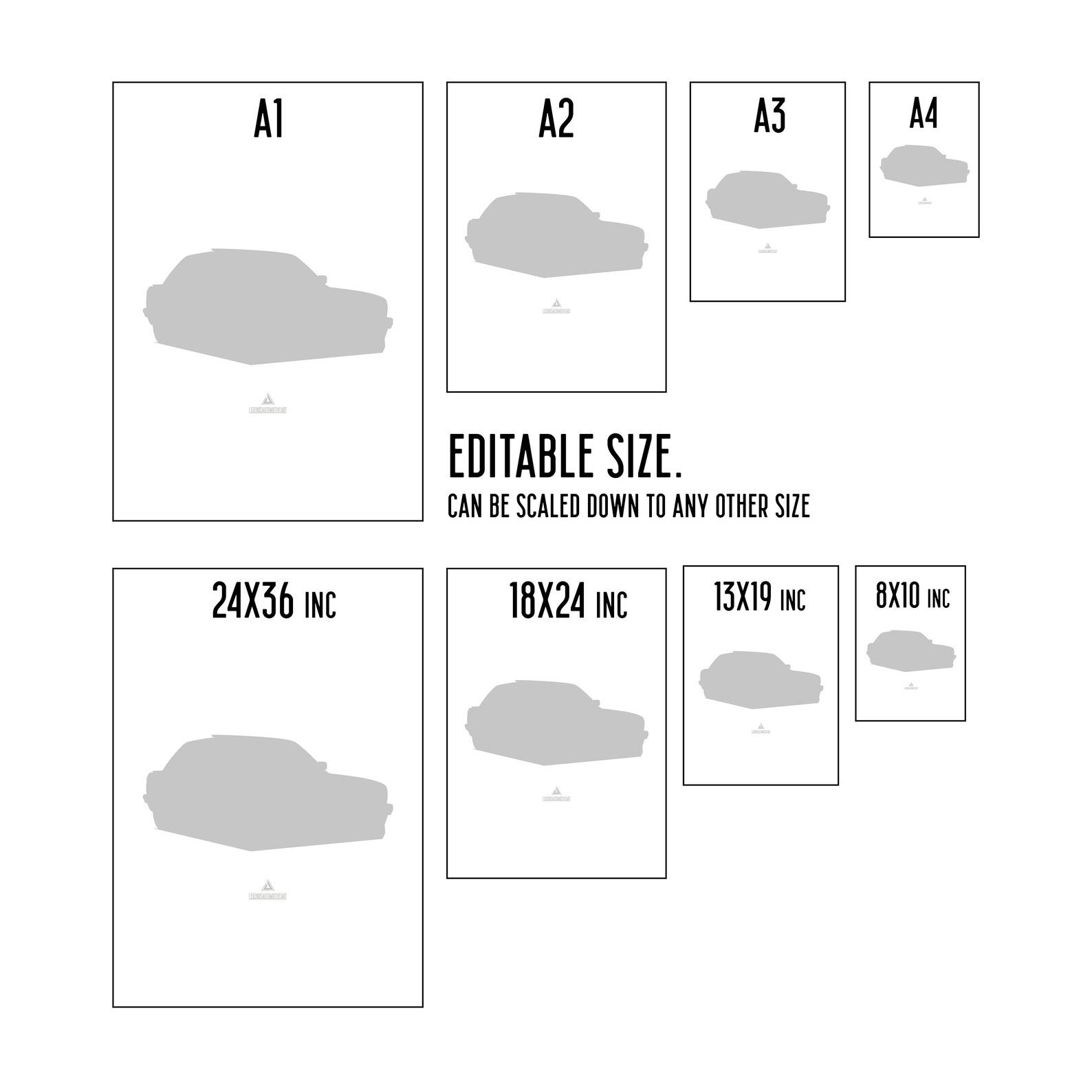 BMW E36 Coupe - Digital Illustration / Gift for Petrolhead / Gifts for ...