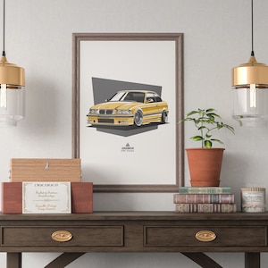 BMW E36 Poster | M Power| E36 Poster | Classic Car Poster | Gift for ...