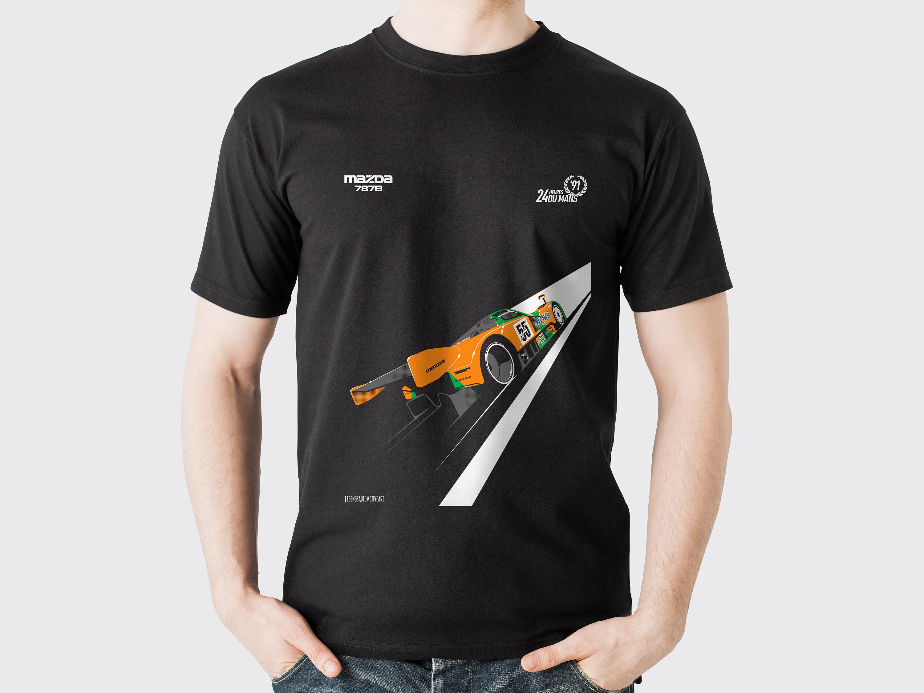 Mazda 787B T-shirt | Gift for Petrolhead | Le Mans | Race Car T-shirt ...