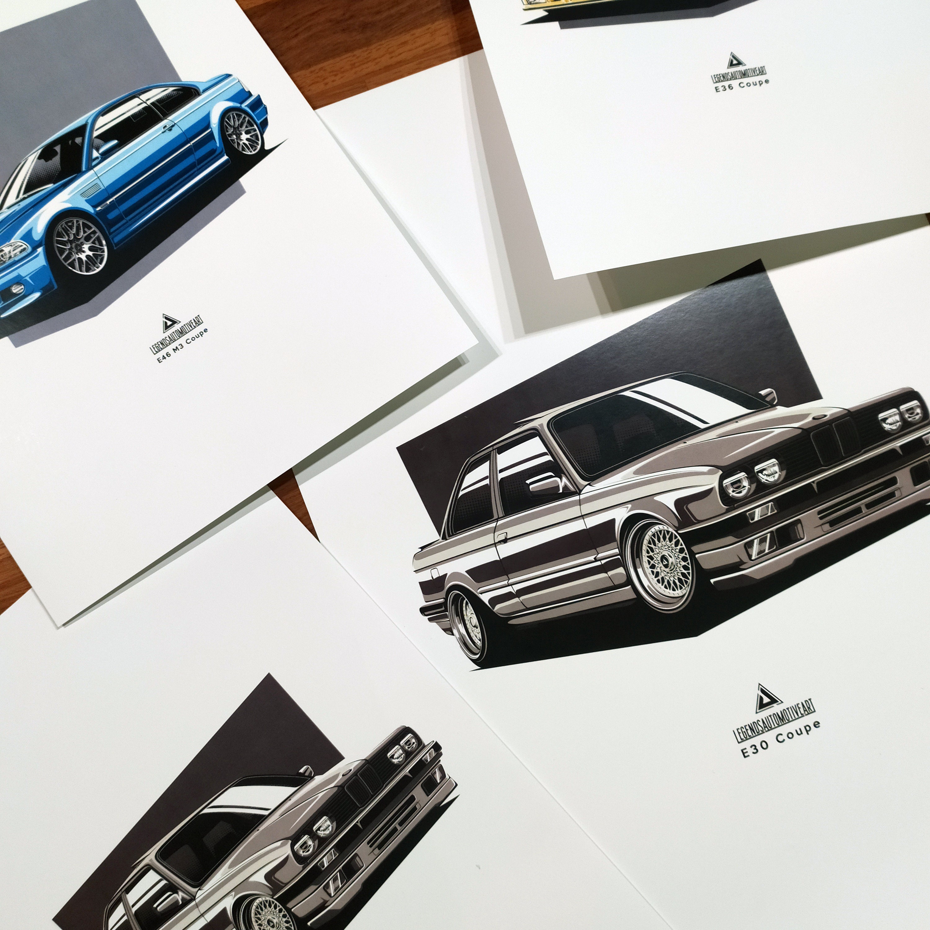 E30 Print BMW E30 Poster Poster BMW Gift for Petrolhead - Etsy