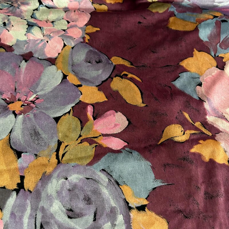 Floral Velvet Fabric - Etsy