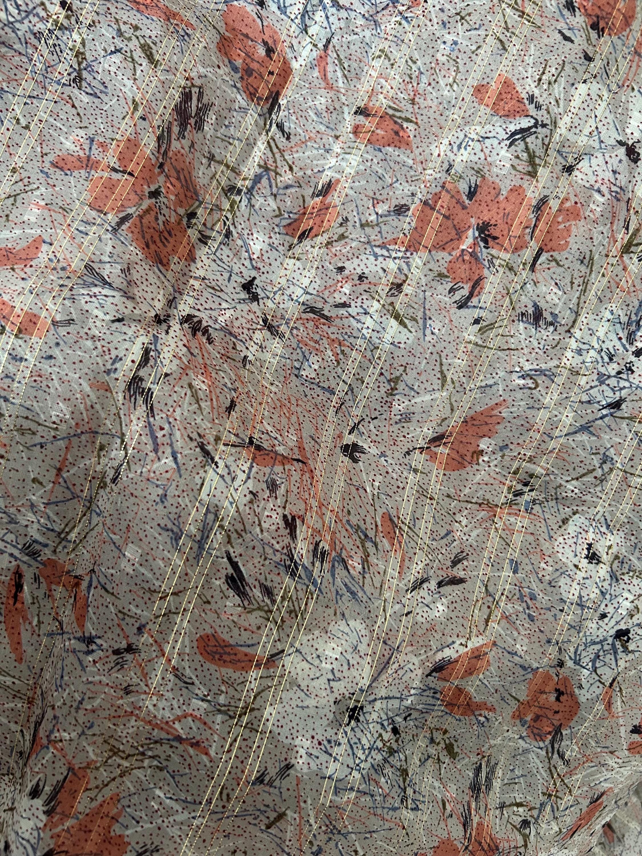 1960s Lurex Fabric: Mid Century Dressmaking Material - Etsy