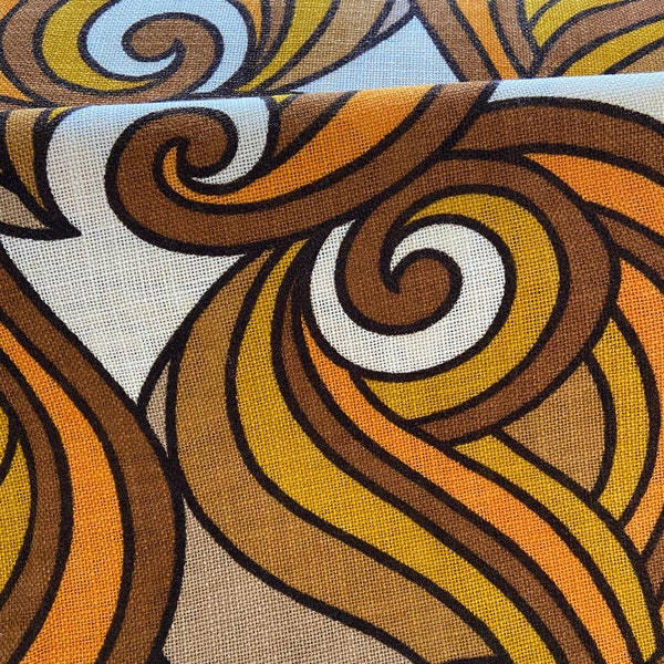 Vintage 1970s Fabric - Etsy