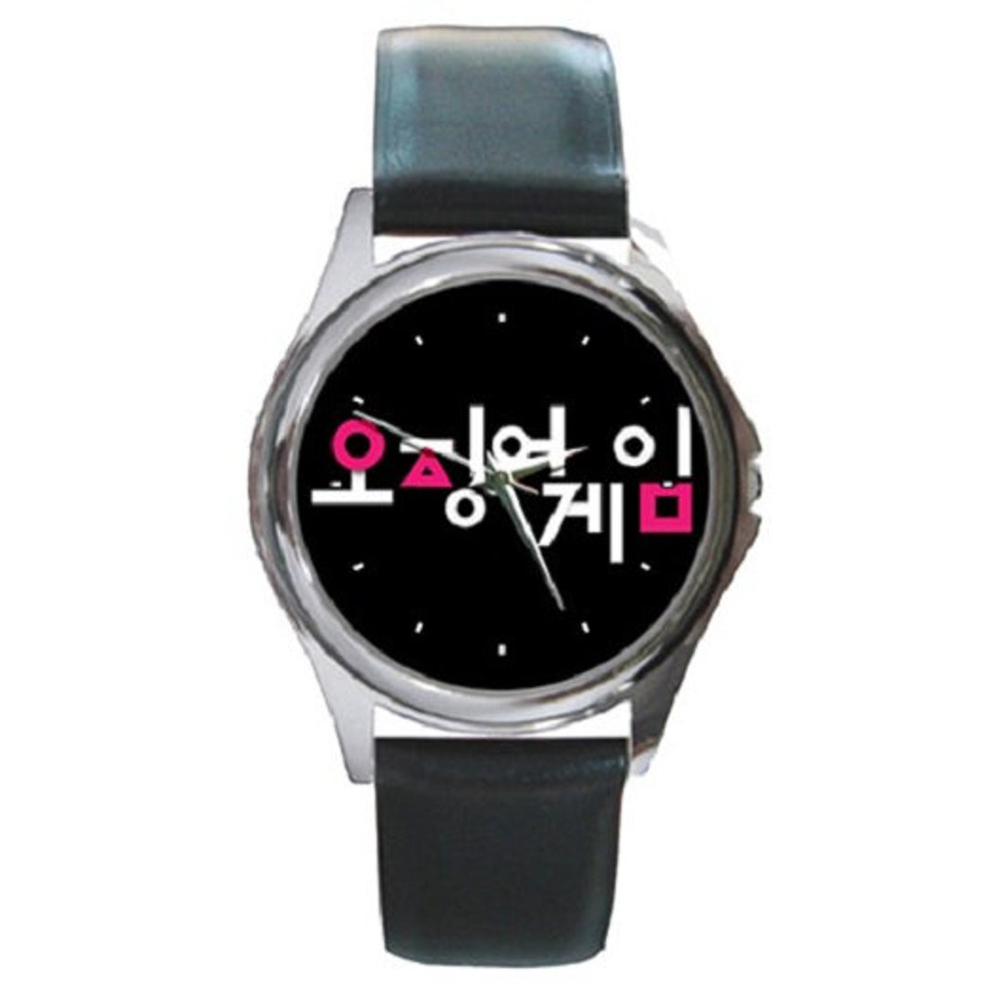 Squid Game Watch Squid Game Korean Logo Unisex Watches Awesome Gift ...