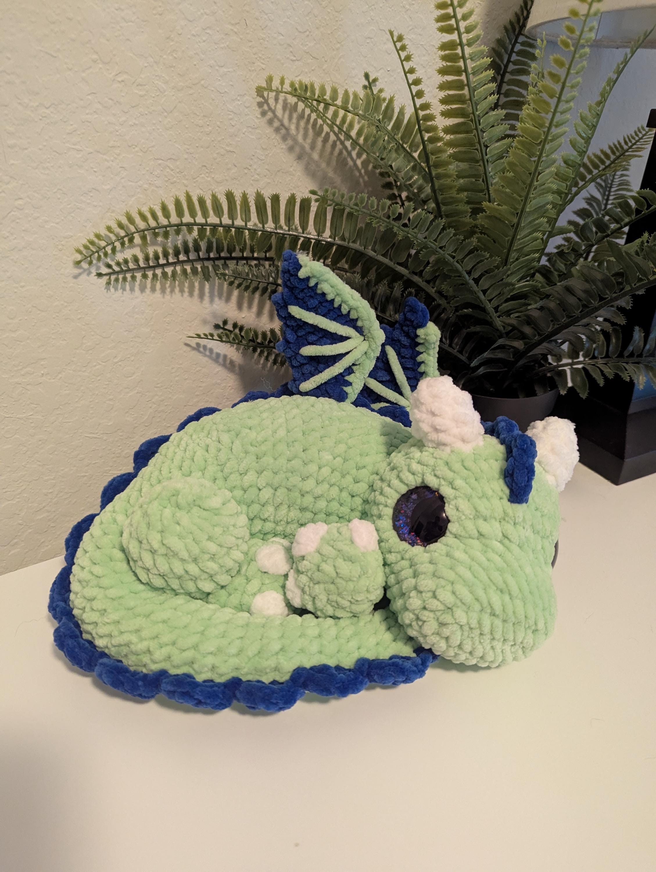 Lexi the Lazy Dragon Pattern - Etsy