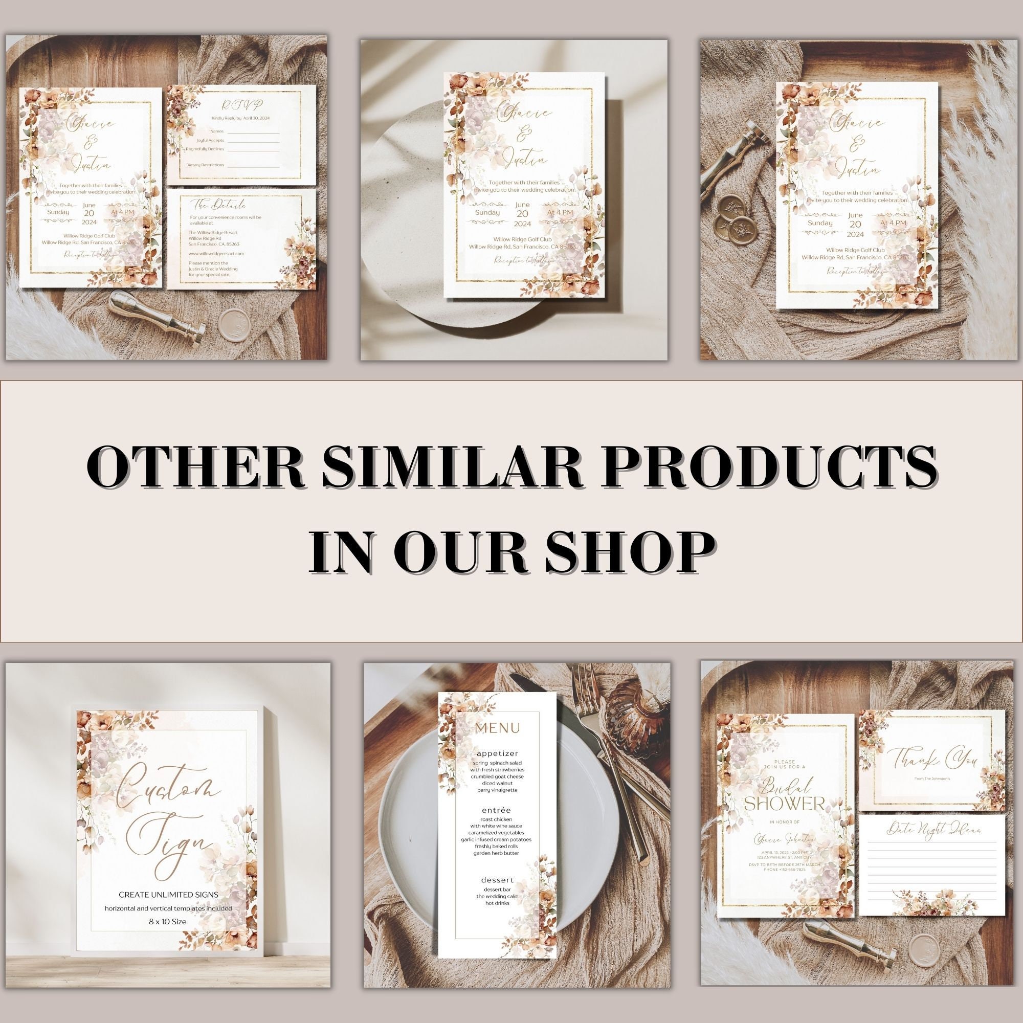 Printable Stationary Bundle, Printable Letter Writing Paper, Neutral ...