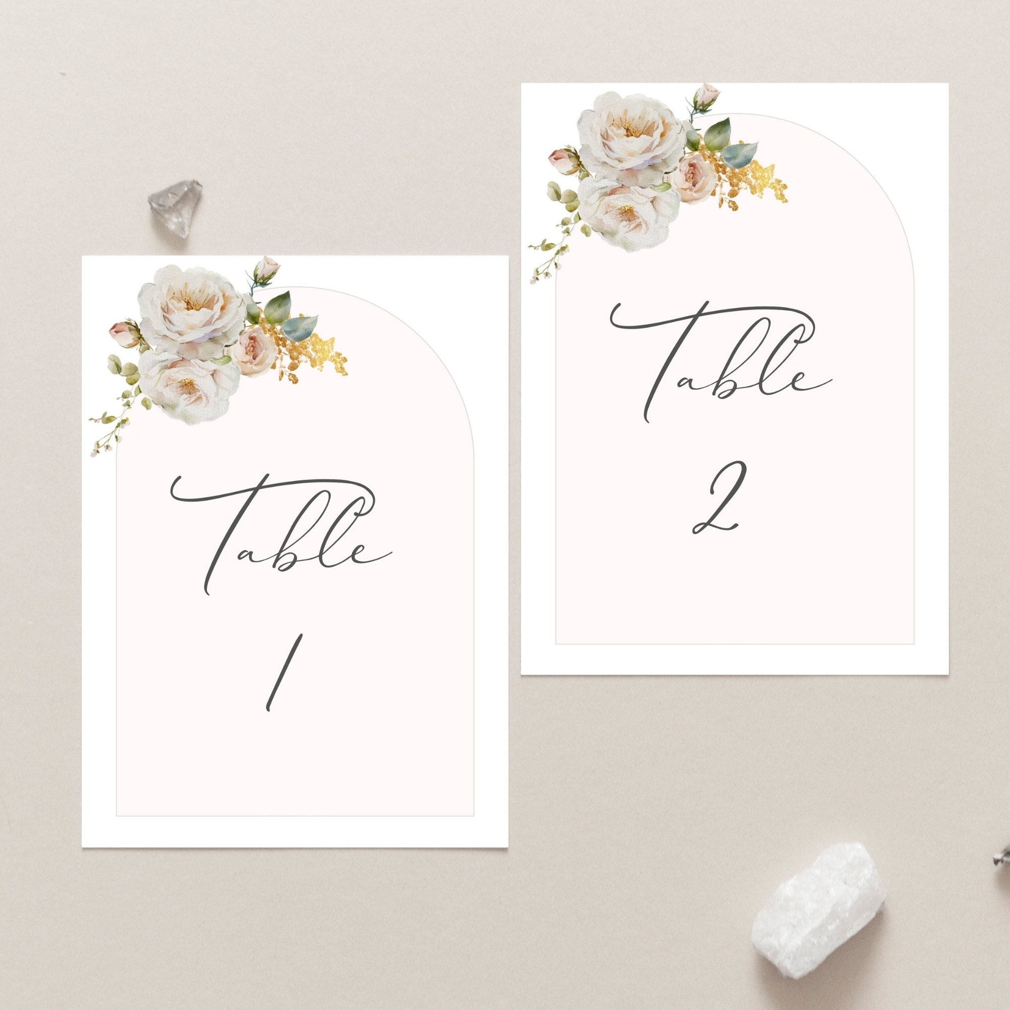 Table Numbers Sign, Bridal Shower Table Numbers, Event Table Numbers ...