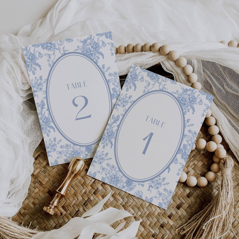 Floral Wedding Table Number Template: Gold Frame (digital Download) - Etsy