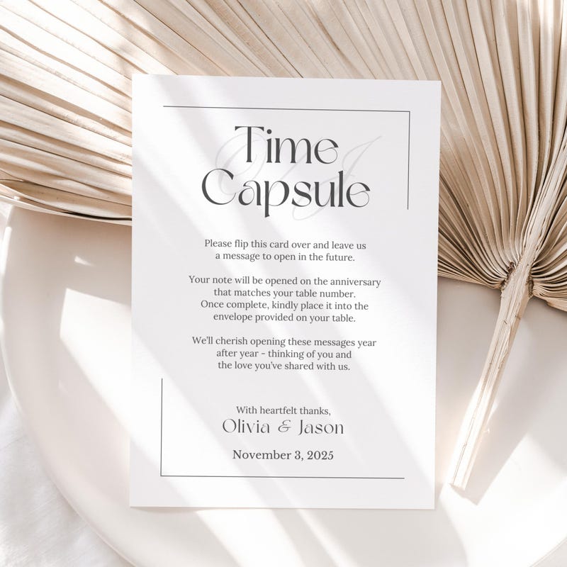 Wedding Time Capsule - Etsy