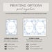 Blue Toile Printable Sign Template: Editable Floral Design (digital ...