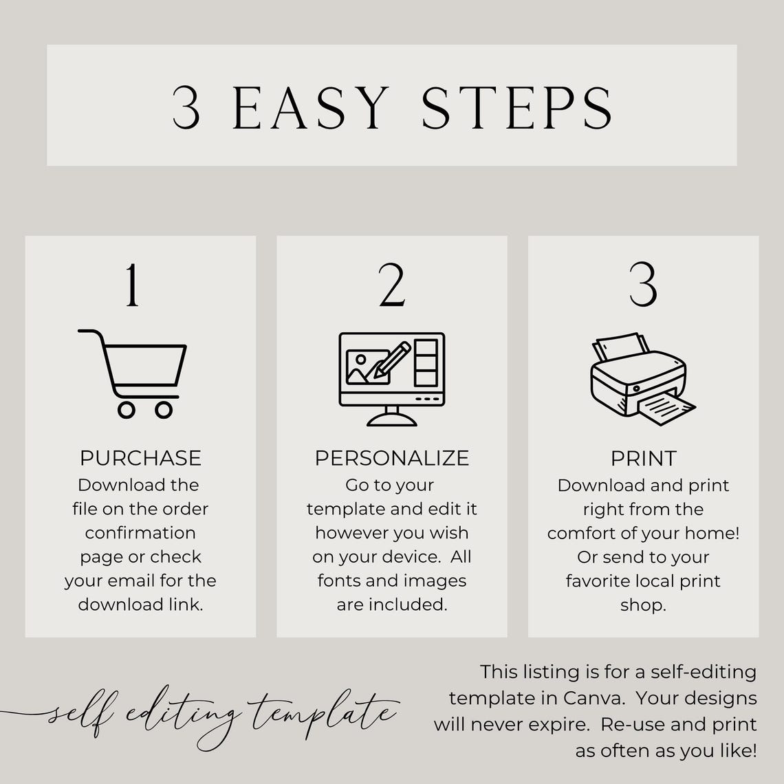 Blue Toile Printable Sign Template: Editable Floral Design (digital ...