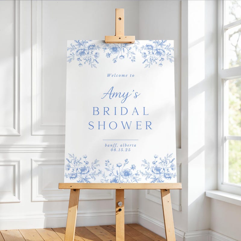 Wedding Sign Blue - Etsy