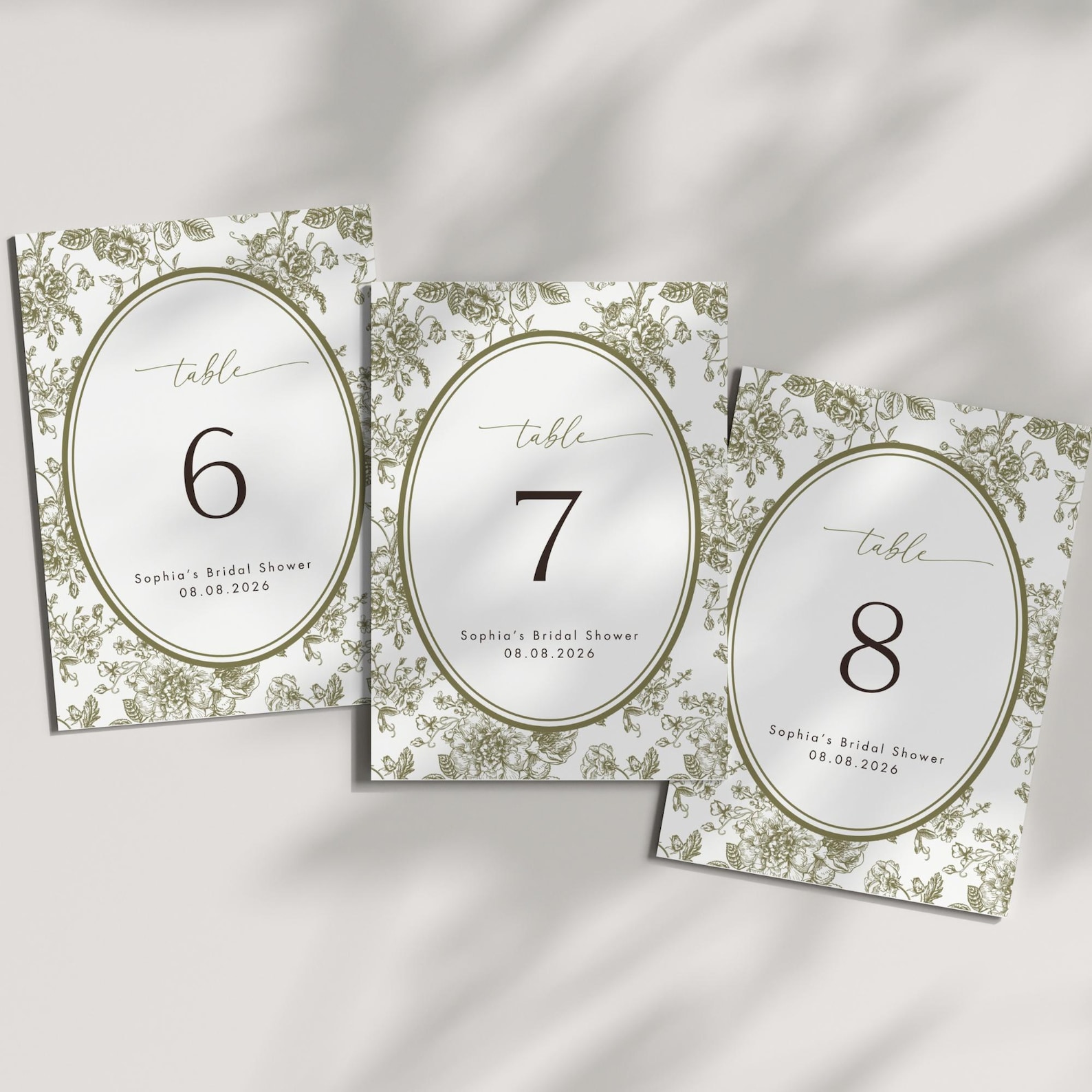 Wedding Table Number Display Card Design Template Digital Download ...
