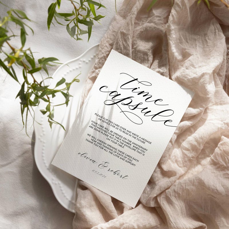 Wedding Time Capsule - Etsy