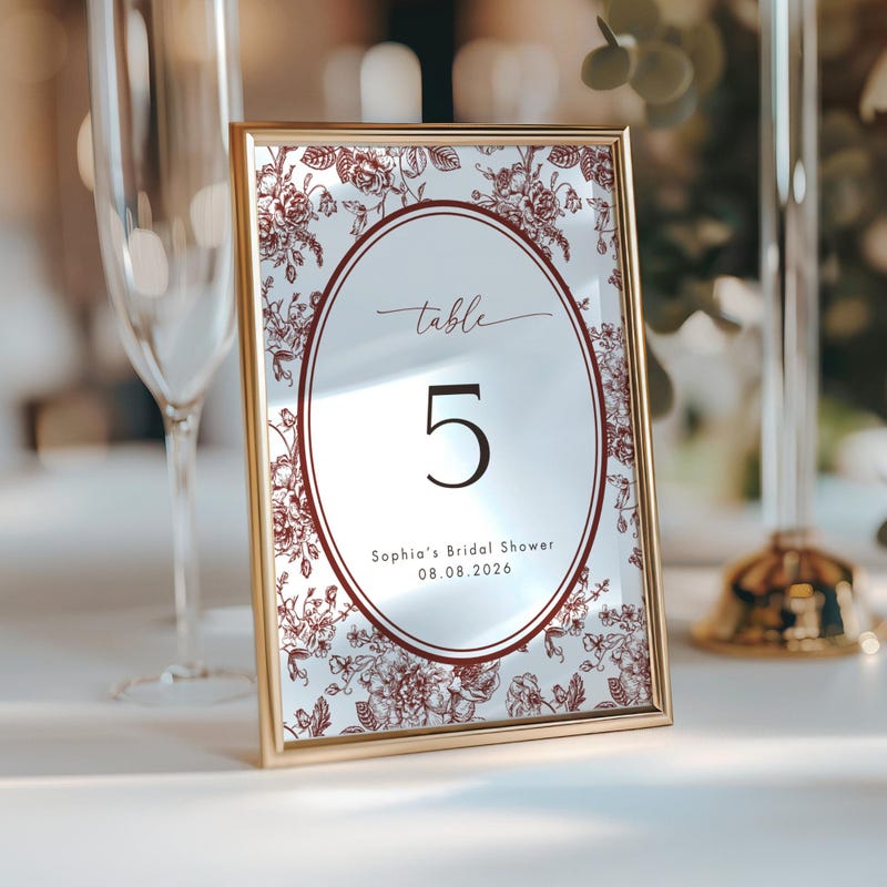 Table Markers - Etsy