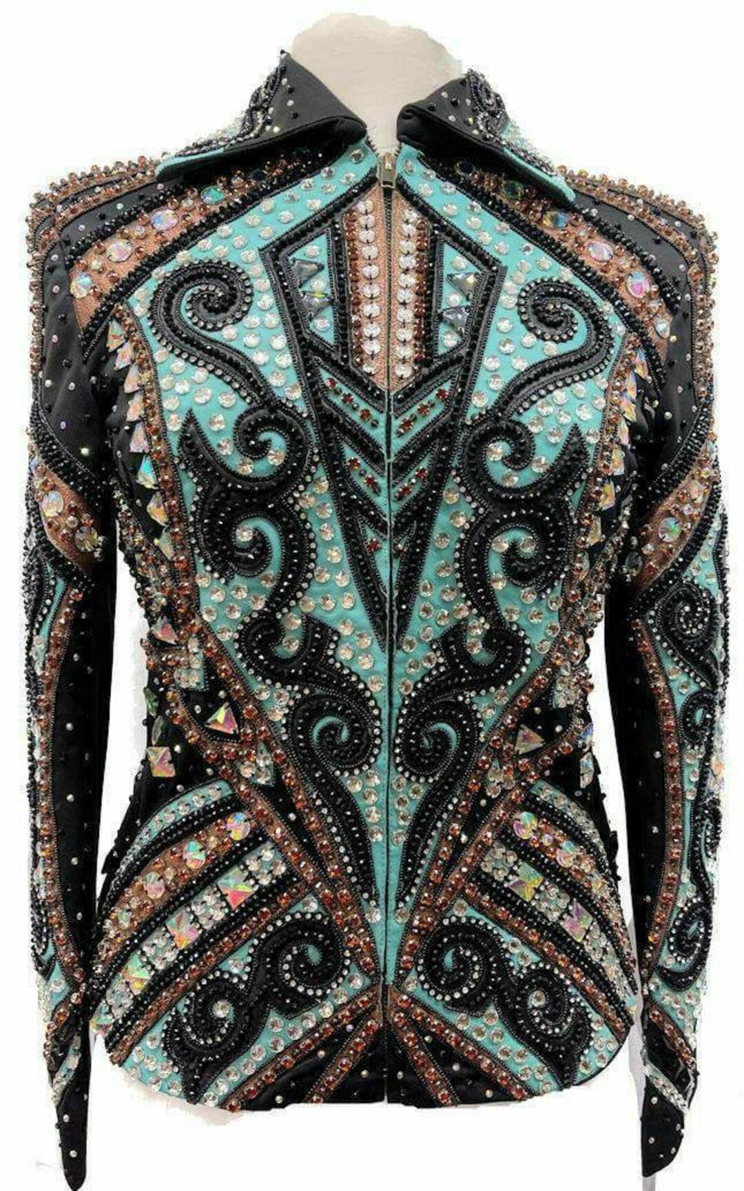 Women Western Show Jacket, Custom Rodeo Queen Showmanship Horsemanship ...