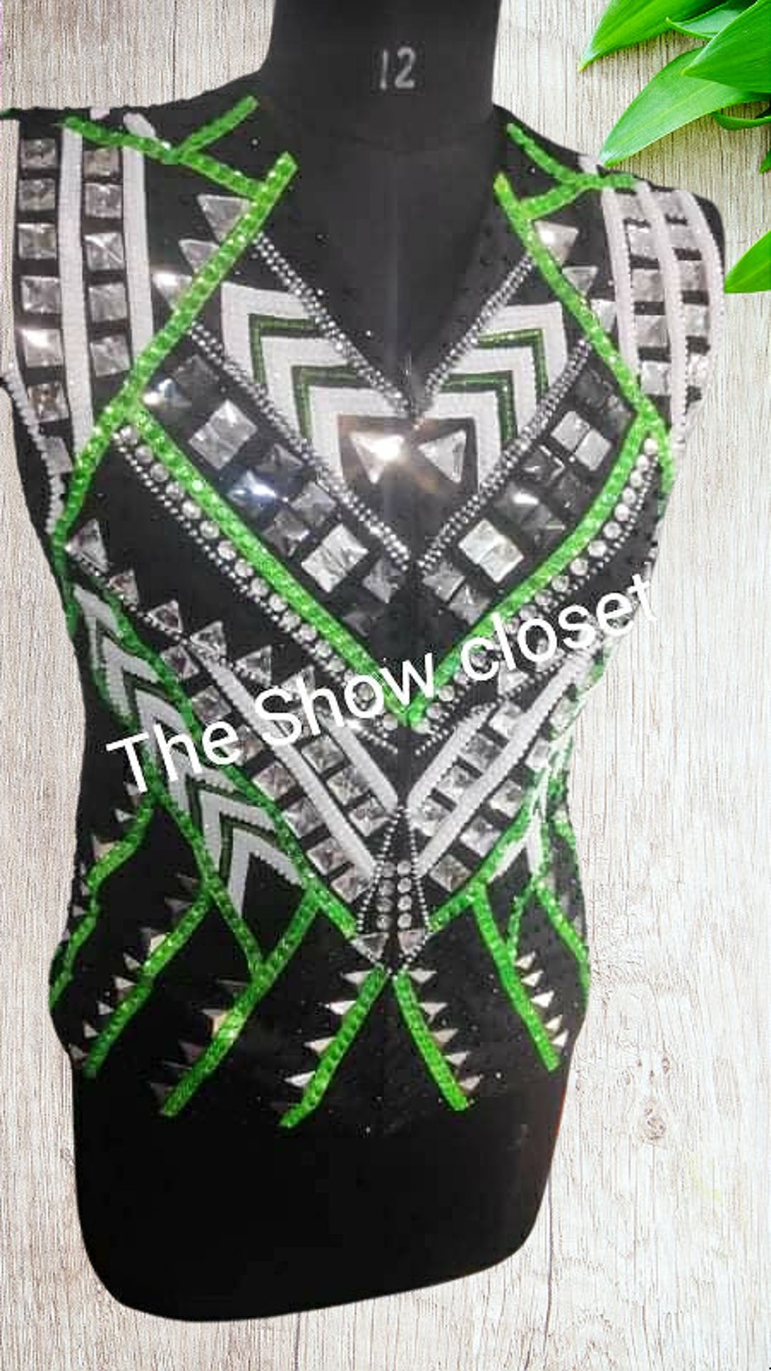 Custom Western Show Vest, Rodeo Queen Showmanship Vest, Crystal ...