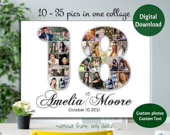 18 Photo Collage - Etsy