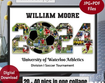 2024 Basketball Photo Collage, 2024 Year Photo Gift, Gift for Player ...