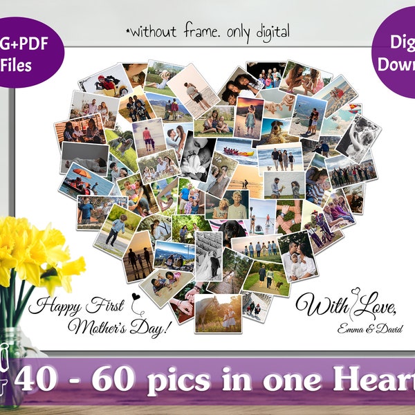 Heart Collage - Etsy