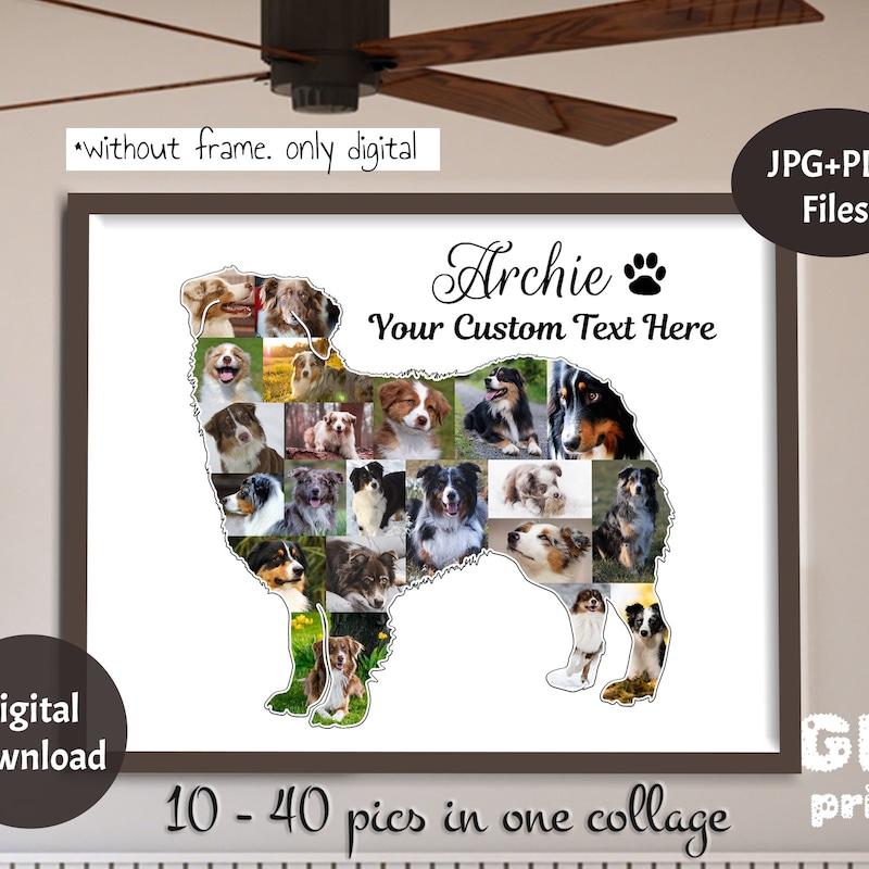 Dog Photo Collage - Etsy