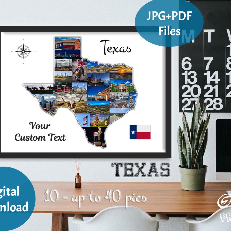 State Photo Collage - Etsy