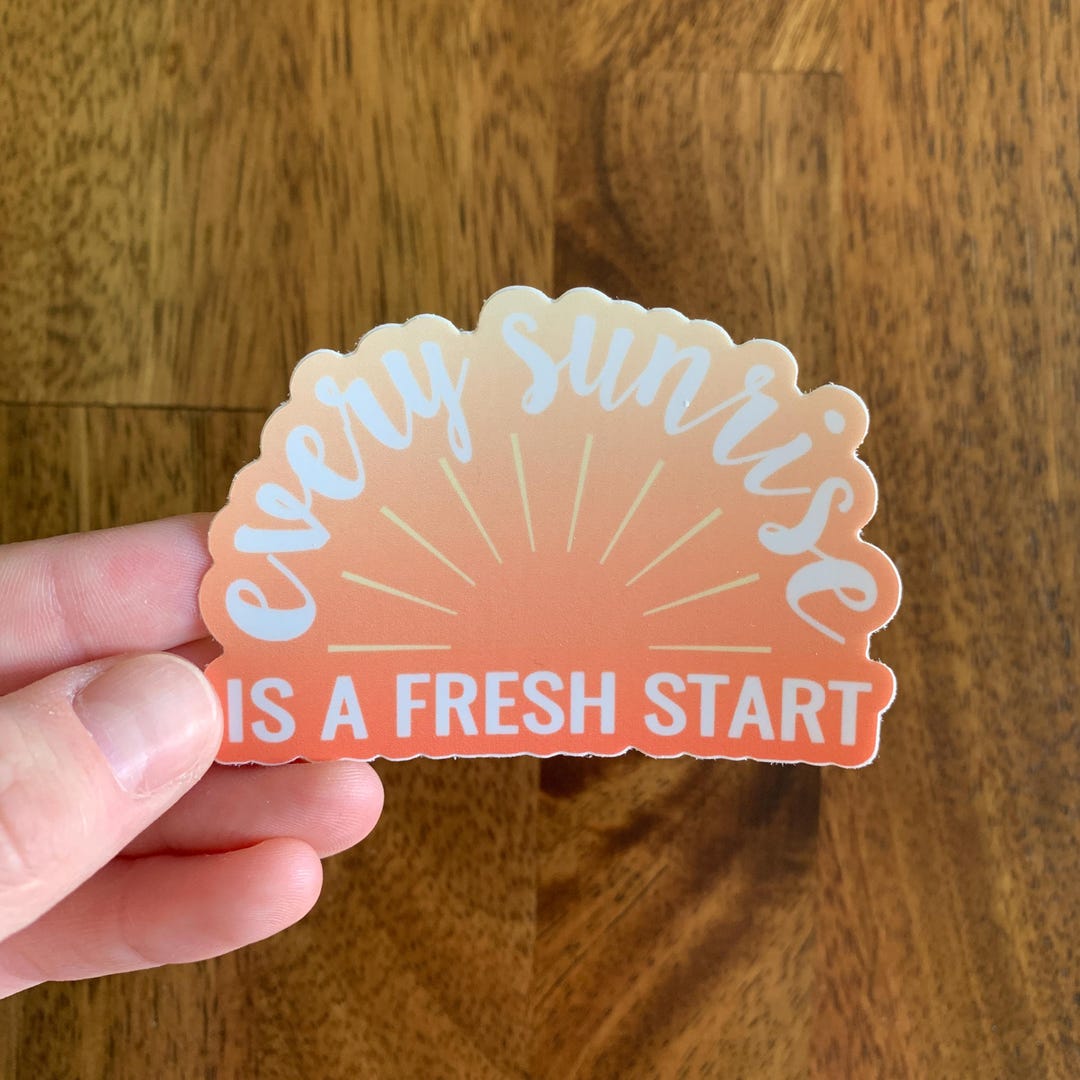 Positive Sticker for Bottle Cute Positivity Sticker With Sayings ...