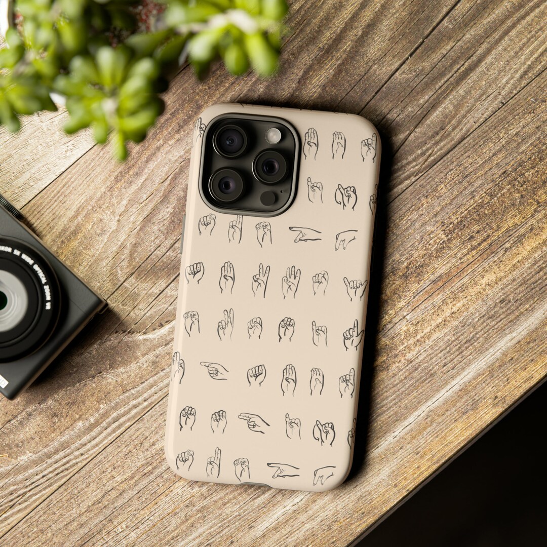 Sign Language Phone Case / Cute iPhone Cases / Phone Cases / ASL / Sign ...