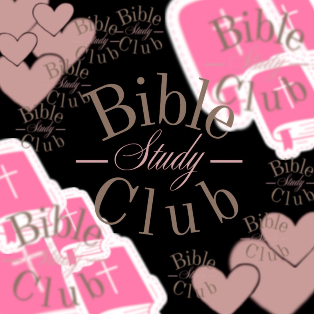 Bible Study Club Sticker | Christian Aesthetic Sticker | Faith Vinyl ...