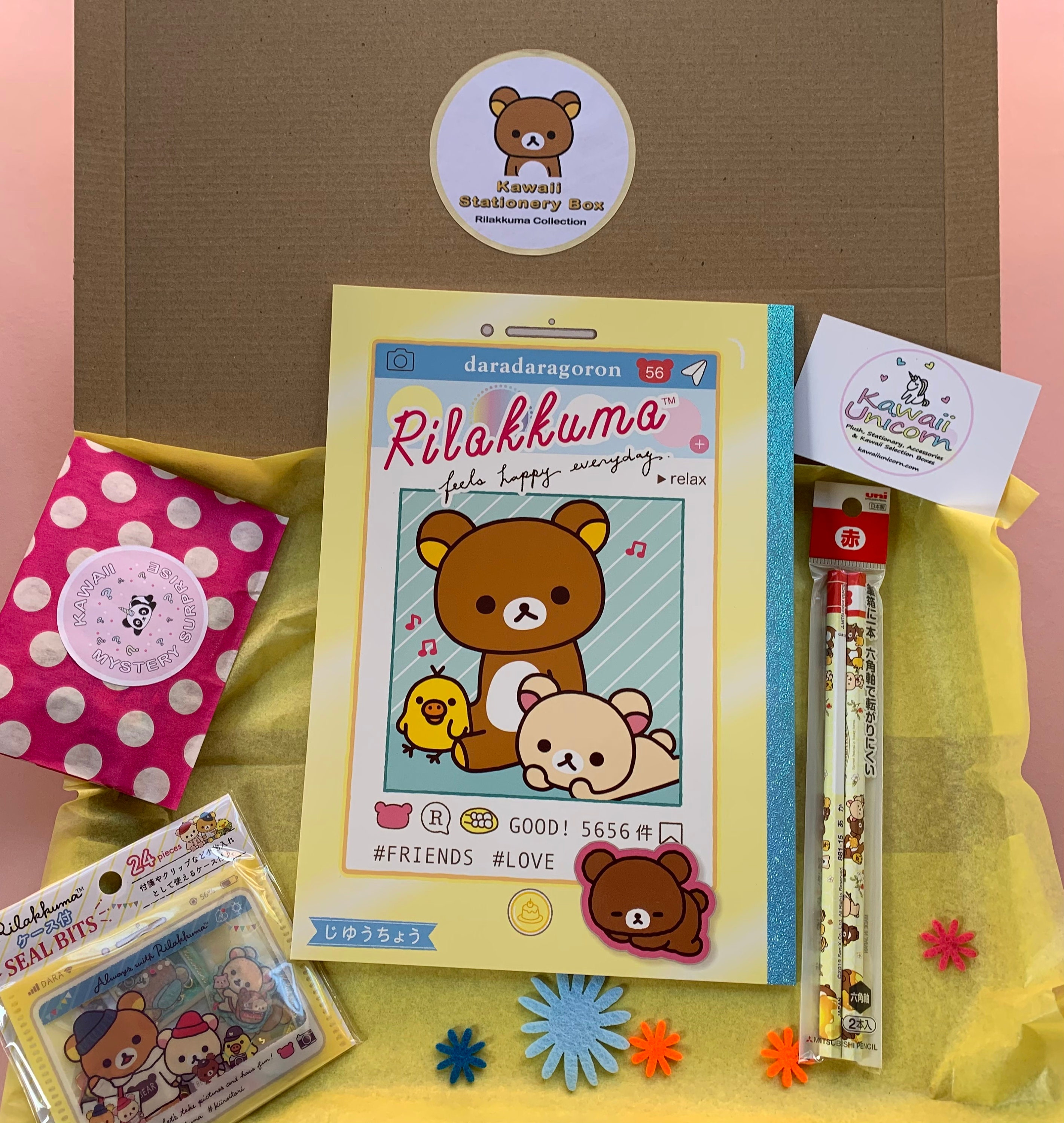 Rilakkuma Stationery Box Rilakkuma Notebook Rilakkuma | Etsy